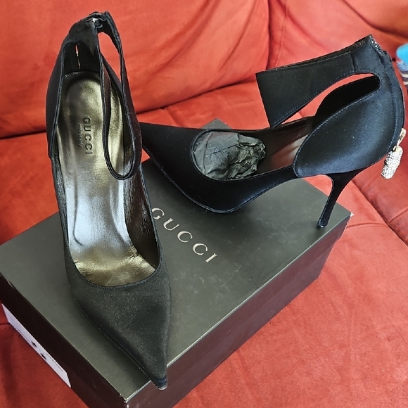 Gucci | Shoes | Gucci Black Womens Stiletto Heels | Poshmark